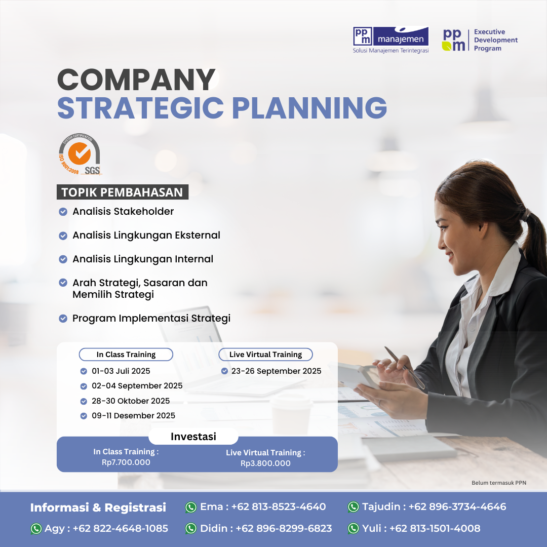 Company Strategic Planning [In-Class Training] | PBP